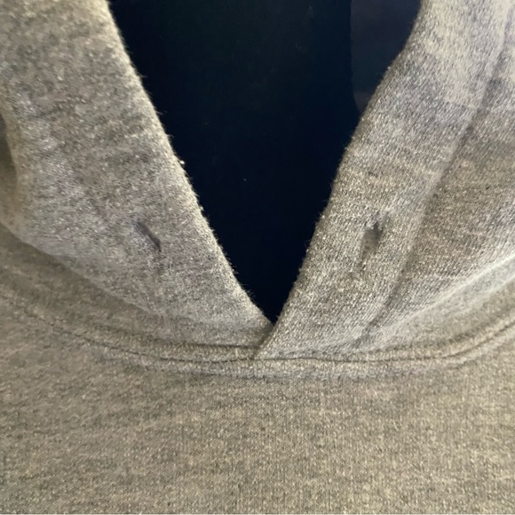 Gildan | Tops | Vintage Deca Hoodie Sweatshirt Xl Heather Grey Block ...